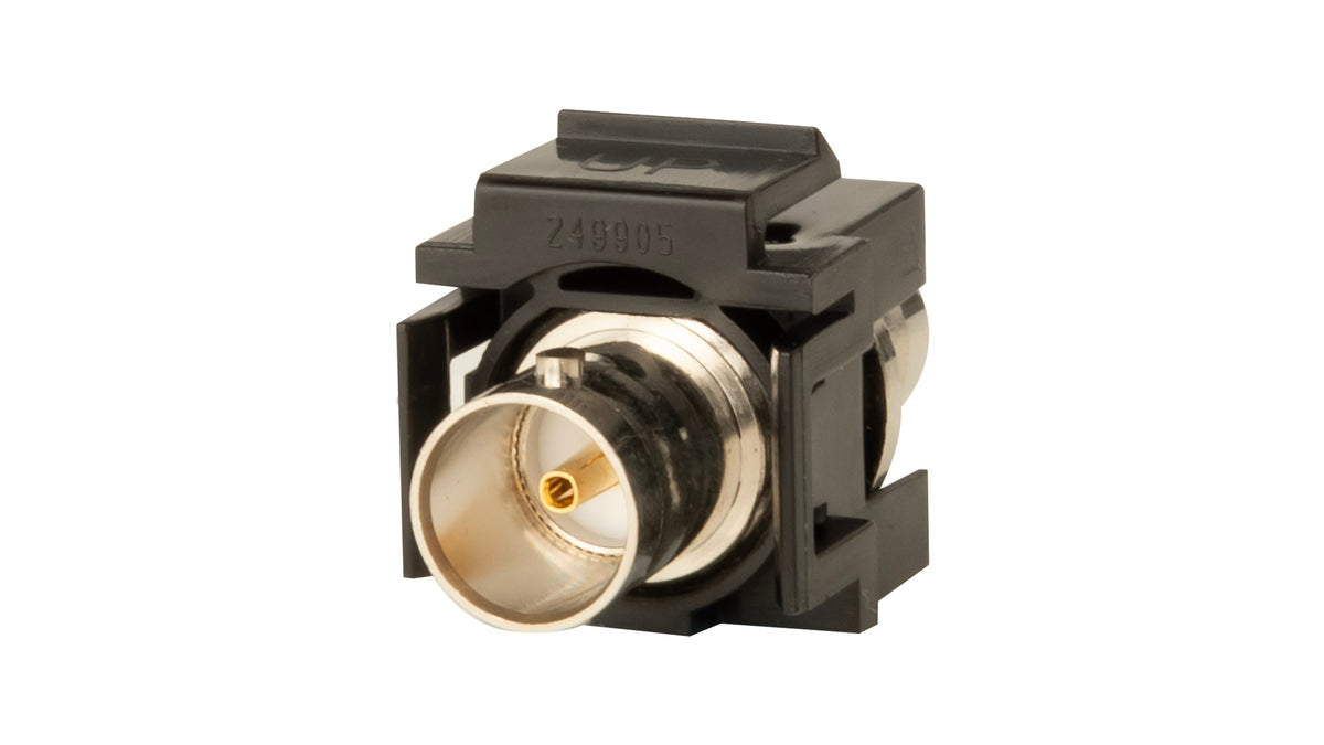 BNC Feedthru, 12 GHz, AVP JJ200, 75 Ohm, Semi-Recessed, F-F – AVP Broadcast
