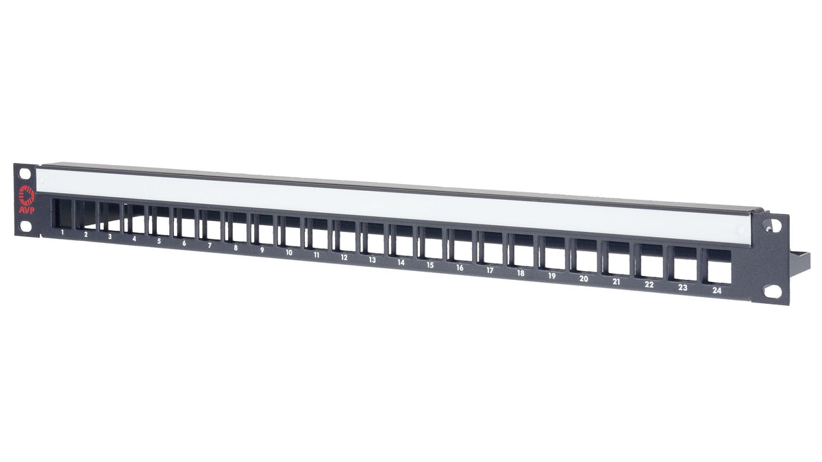 Empty Keystone Patch Panel, 1RU (3D Builder) – AVP Broadcast