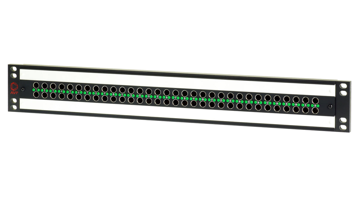 MIDSIZE Single Jack Patchbays, 1.5RU – AVP Broadcast