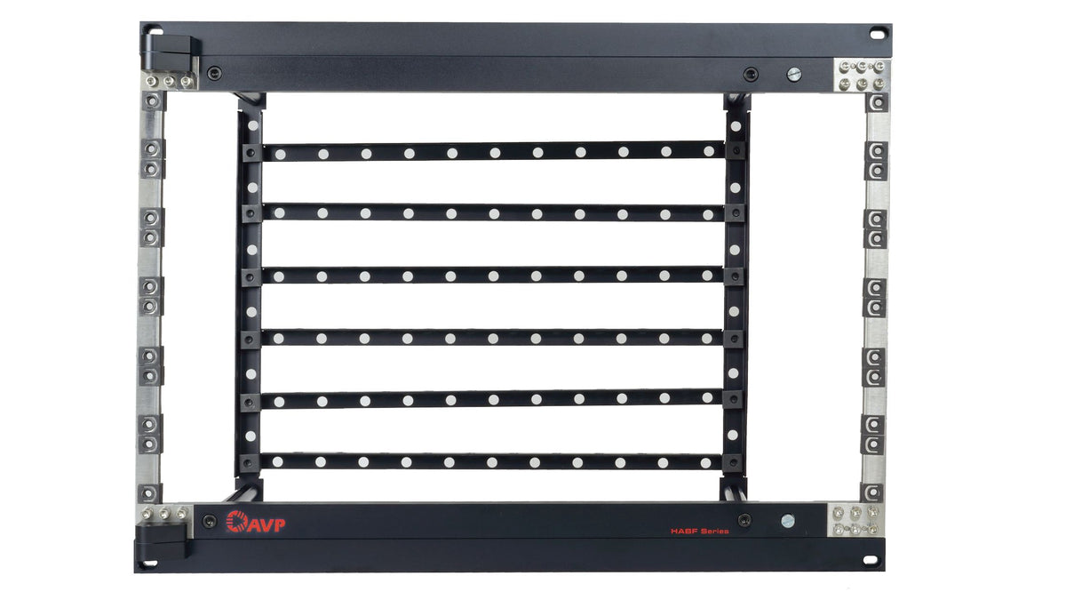 Patchbay Hinged Access Bulkhead Frame with Integrated Cable Management ...