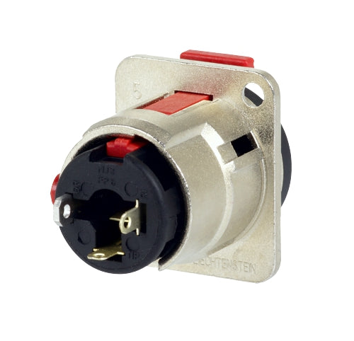 Neutrik NJ3FP6C 1/4" Stereo/Mono Locking Phone Jack, nickel housing/si ...