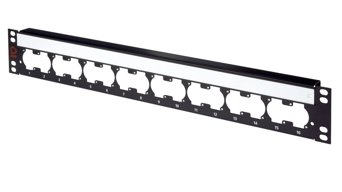 Universal Patch Panel 1.5RU, 1x16 Dual-D - AVP Maxxum Series – AVP ...