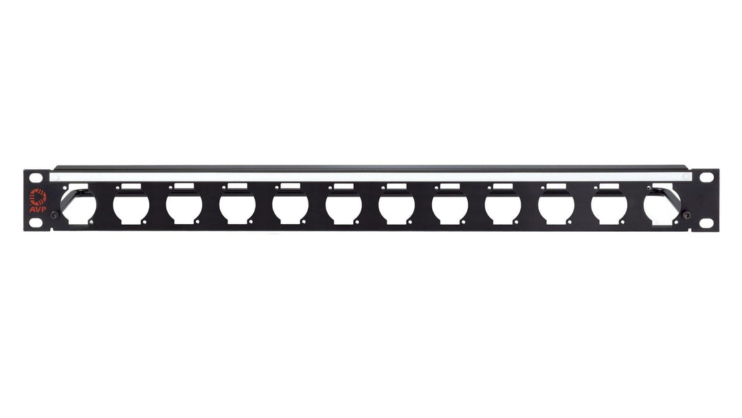 Universal Patch Panel 1RU, Single-D - AVP Maxxum Series – AVP Broadcast