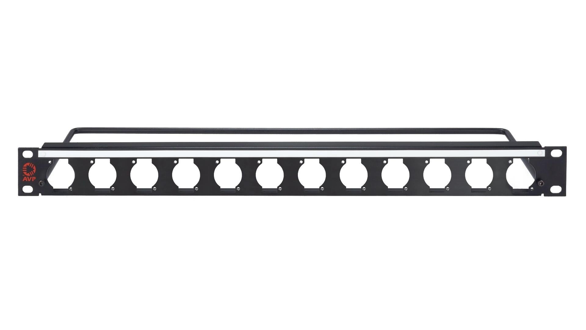 Universal Patch Panel 1RU, Single-D - AVP Maxxum Series – AVP Broadcast