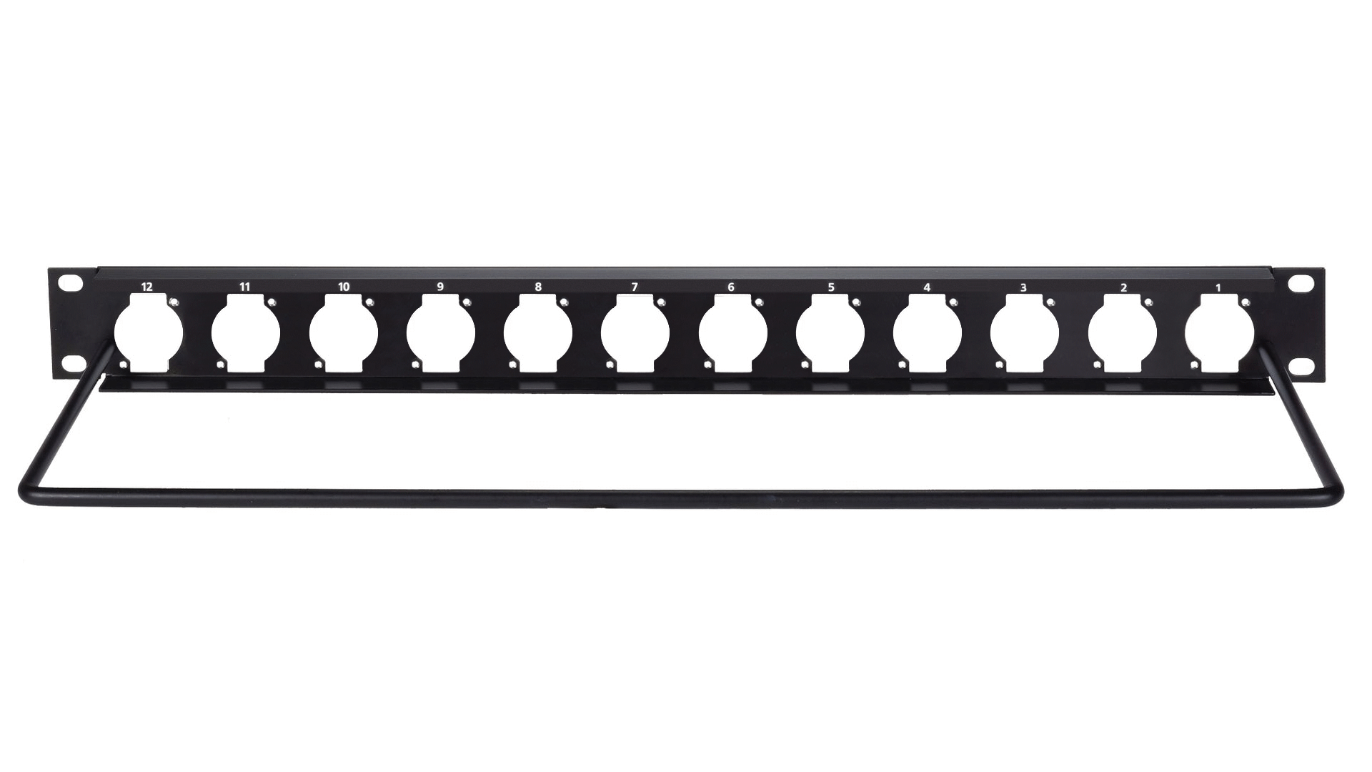 Universal Patch Panel 1RU, Single-D - AVP Maxxum Series – AVP Broadcast
