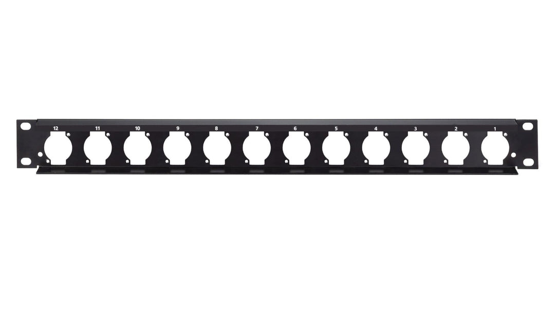 Universal Patch Panel 1RU, Single-D - AVP Maxxum Series – AVP Broadcast