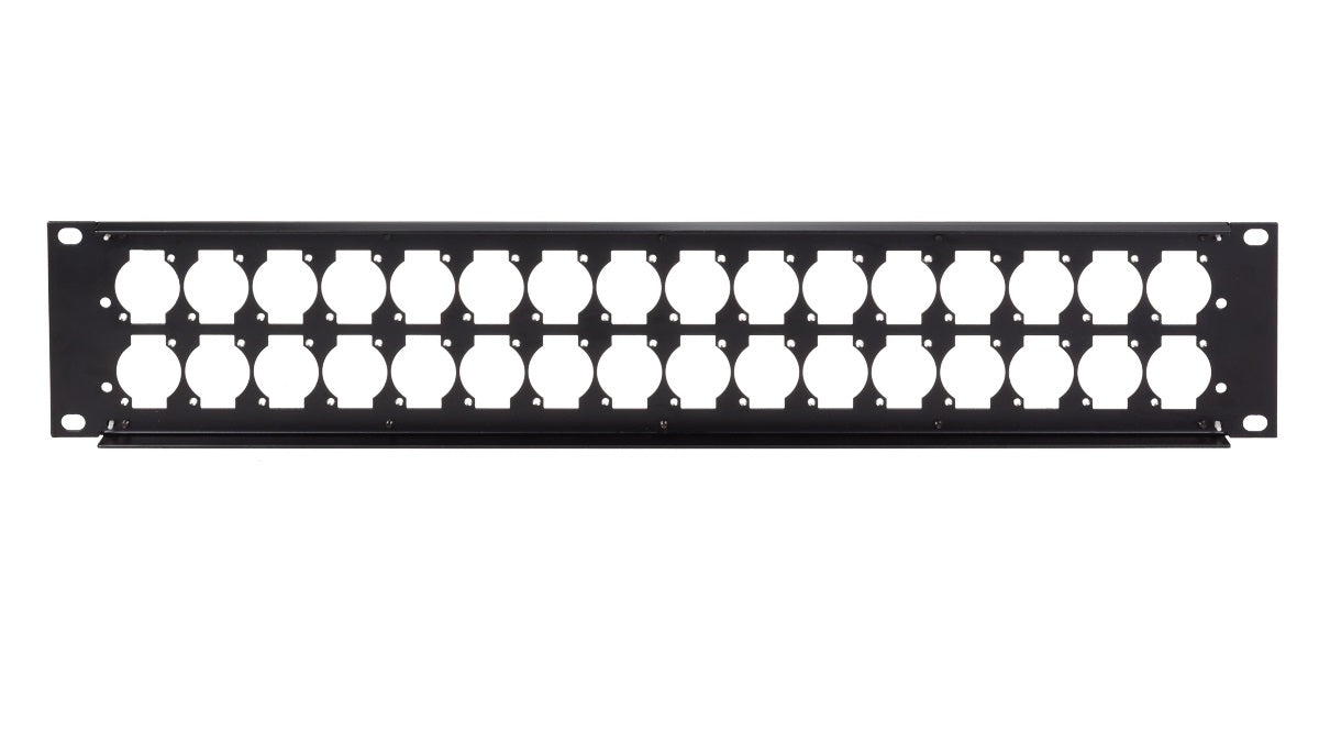 Universal Patch Panel 2RU, Single-D - AVP Maxxum Series – AVP Broadcast